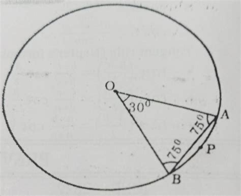 In The Given Figure Aob 30° And Radius Of The Circle Is 2 Units Find The Length Of Arc Apb