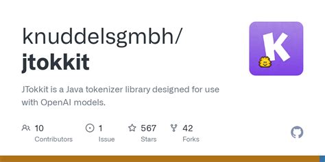Github Knuddelsgmbhjtokkit Jtokkit Is A Java Tokenizer Library
