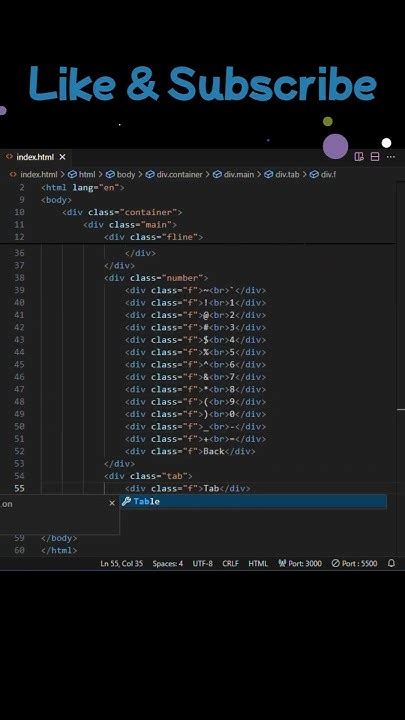 Dummy Keyboard Using Html Css And Javascript Coding Html Javascript Css Viralreels