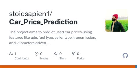 Car Price Prediction Streamlit App Py At Main Stoicsapien1 Car Price Prediction GitHub
