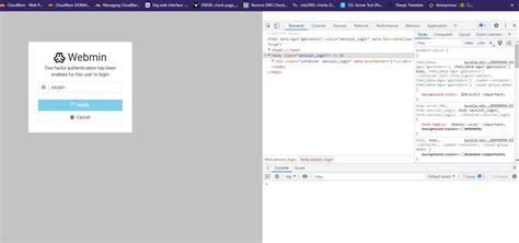 Cf Tunnel To Webmin Miniserv On Localhost Or Aws Local Subnet Cwaf On