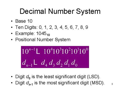 Number Systems Decimal Binary And Hexadecimal 1 Basen