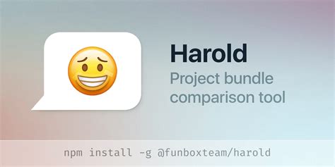 Github Funbox Harold Compares Frontend Project Bundles