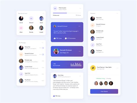 Cards Free UI Kit Freebie By Ronak Chhatwal On Dribbble