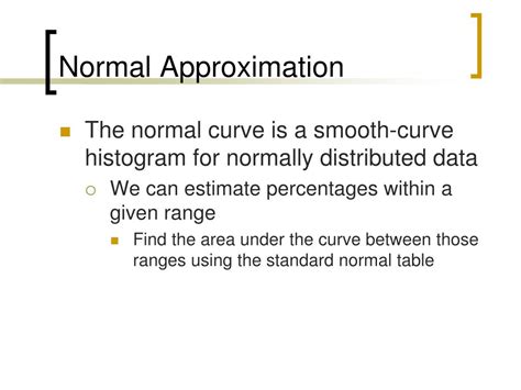 Ppt Descriptive Statistics Histograms And Normal Approximations Powerpoint Presentation Id
