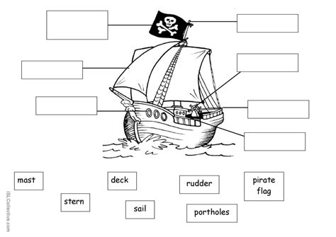 Parts Of A Ship English Esl Worksheets Pdf And Doc