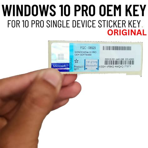 Oem Key Windows 10 Windows 10 Pro Lifetime Oem Key Email Delivery