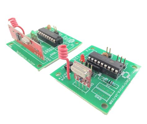RF Encoder Decoder Module With 433 MHz Transceiver Hacktronics