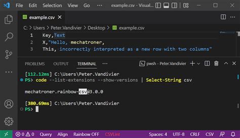 Supporting Linebreaks Inside Double Quoted Csv Fields Issue Mechatroner Vscode Rainbow