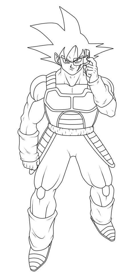 Dbz Ssj Bardock Coloring Pages Coloring Pages