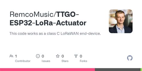 GitHub RemcoMusic TTGO ESP LoRa Actuator This Code Works As A Class C LoRaWAN End Device