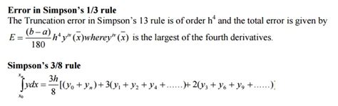 Numerical Differentiation And Integration