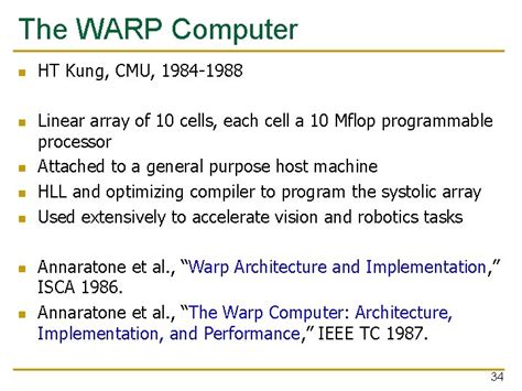 Computer Architecture Dataflow Part Ii And Systolic Arrays