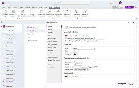How To Enable Class Notebook Tab In Windows Office Onenote 2024