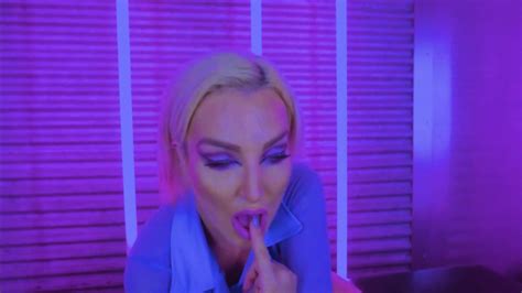 Sexy Babe At Neon Hotel