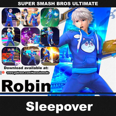 Ssbu Mod Robin Sleepover By Hanxulz On Deviantart