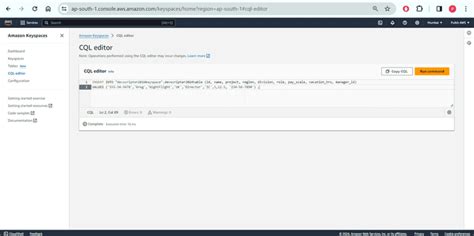 What Is Aws Keyspaces How To Setup Aws Keyspaces Geeksforgeeks