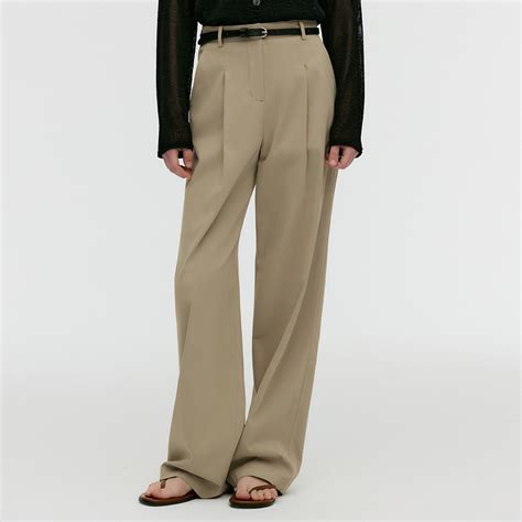 에센셜 원 턱 와이드 팬츠 베이지 Mdpt049beige 감도 깊은 취향 셀렉트샵 29cm