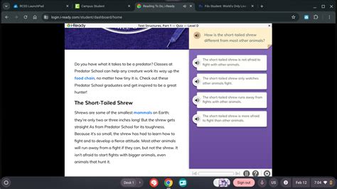 Rcss Launchpadcampus Studentreading To Do I Ready4filo Filo Student