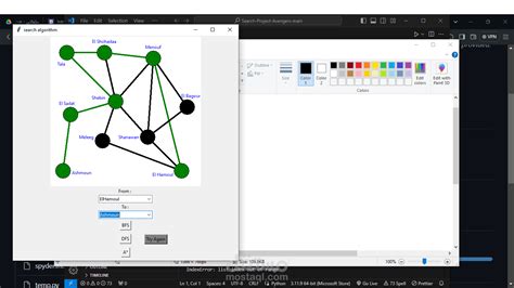 Search Algorithms Desktop App Python مستقل