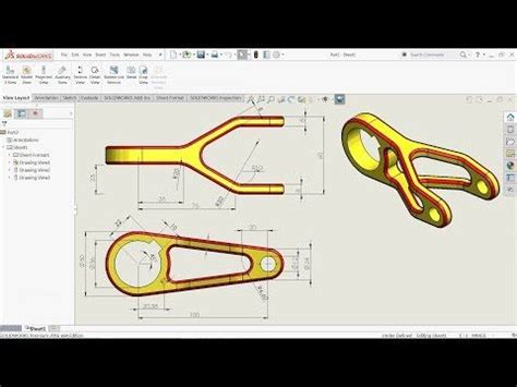 SolidWorks Tutorial For Beginners With Drawing Exercise Solidworks