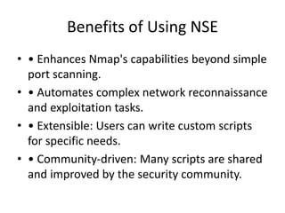 Nmap Scripting Engine Presentations Pptx