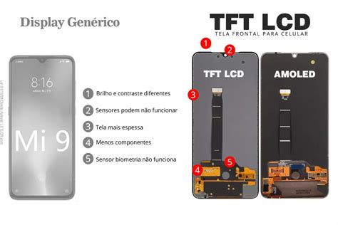 Display Tft Lcd Genérico Paralelo Para Celular