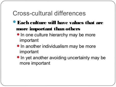 Cultural Misunderstanding