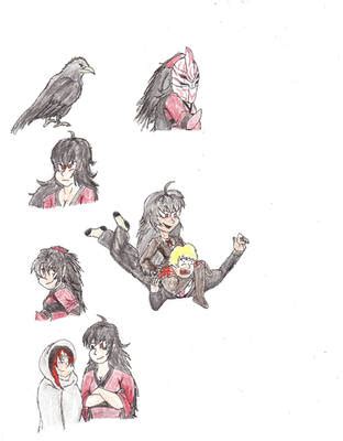 Rwby Grimm Concept Regeneration Sketches 1 By Risgord On Deviantart