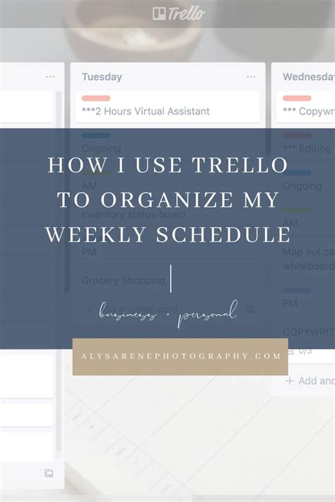 How To Master Trello For Efficient Weekly Scheduling