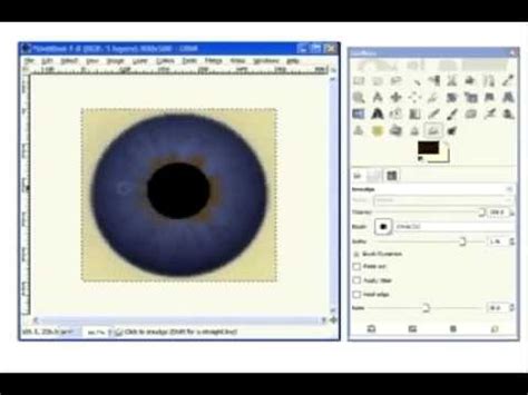 Tutorial Drawing An Eye In The GIMP YouTube
