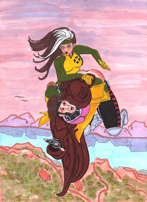 Rogue Spanks Gambit By Spankingfemfatale Hentai Foundry