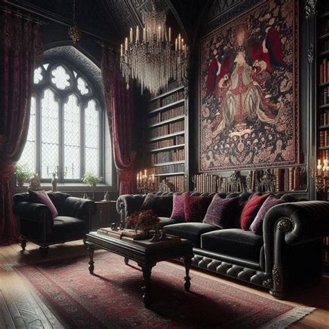 Interior Design Styles Gothic Dark Elegance Meets Timeless Charm