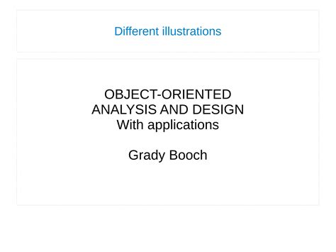 object oriented analysis and design with applications grady booch pdf