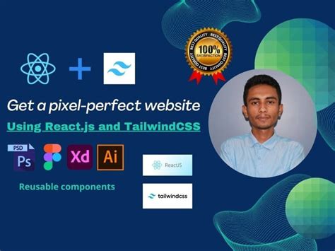 A React Website Or Web App With Tailwind CSS Upwork