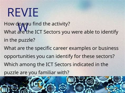 Grade 7 Ict Week 1 Sectors Of Ict And Its Career Business Opportunities Matatag Curriculum