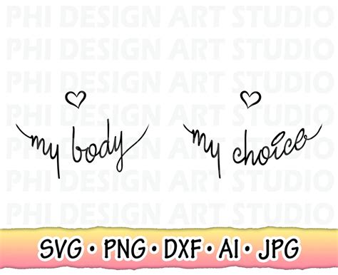 My Body My Choice Svg Pro Choice Svg Roe V Wade Svg Reproductive