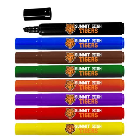 Permanent Chisel Tip Marker Full Color Totally Promotional