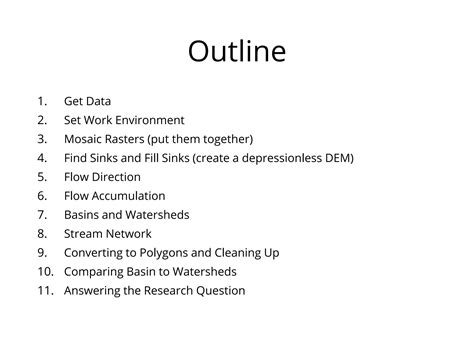 Watershed Delineation In Arcgis Pptx Databases Computer Software And Applications