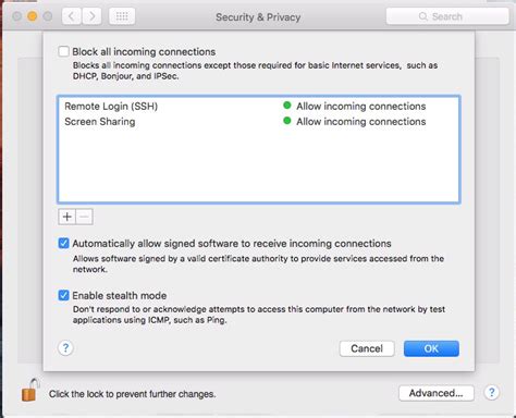 Mac Osx Mac Osx Server Remove App From Firewall Server Fault