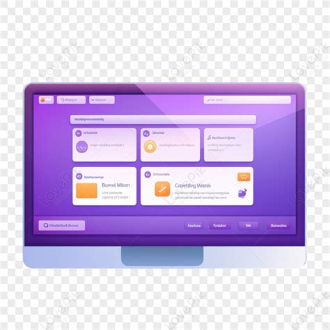 보라색 귀여운 브라우저 창 귀여운 브라우저 Ui컴퓨터공백 Png 일러스트 무료 다운로드 Lovepik