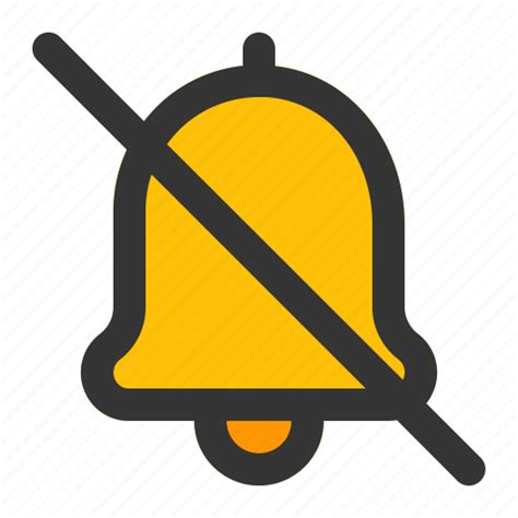 Silent Mute Bell Notification Ui Icon Download On Iconfinder