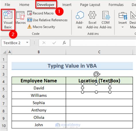 How To Add Text To Textbox Using Excel Vba 3 Effective Ways