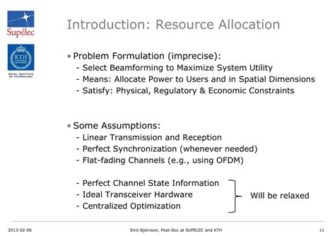 Ppt Optimal Resource Allocation In Coordinated Multi Cell Systems Powerpoint Presentation Id