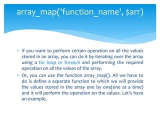Php Array Functions Pptx