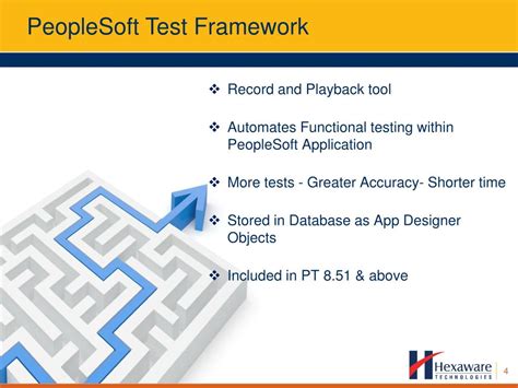 PPT PeopleSoft Test Framework PowerPoint Presentation Free Download ID 4828627