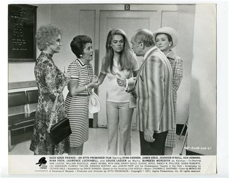 Such Good Friends Dyan Cannon James Coco And Jennifer O Neil B W