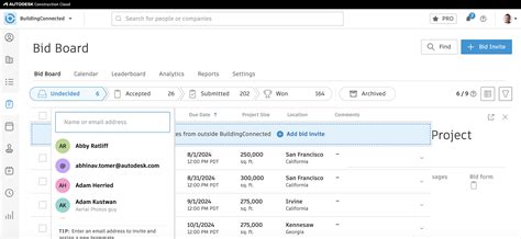 Construction Workflow Resources For Bid Management Autodesk