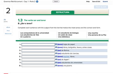 Solved Complete Each Sentence With The Subject From The List