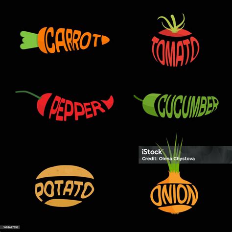 야채 벡터 그림입니다 재미있는 타이포그래피 포스터 의류 프린트 디자인 메뉴 로고 포스터 벽 예술 건강한 개념을 위한 미니멀리스트 아트 갈색에 대한 스톡 벡터 아트 및 기타